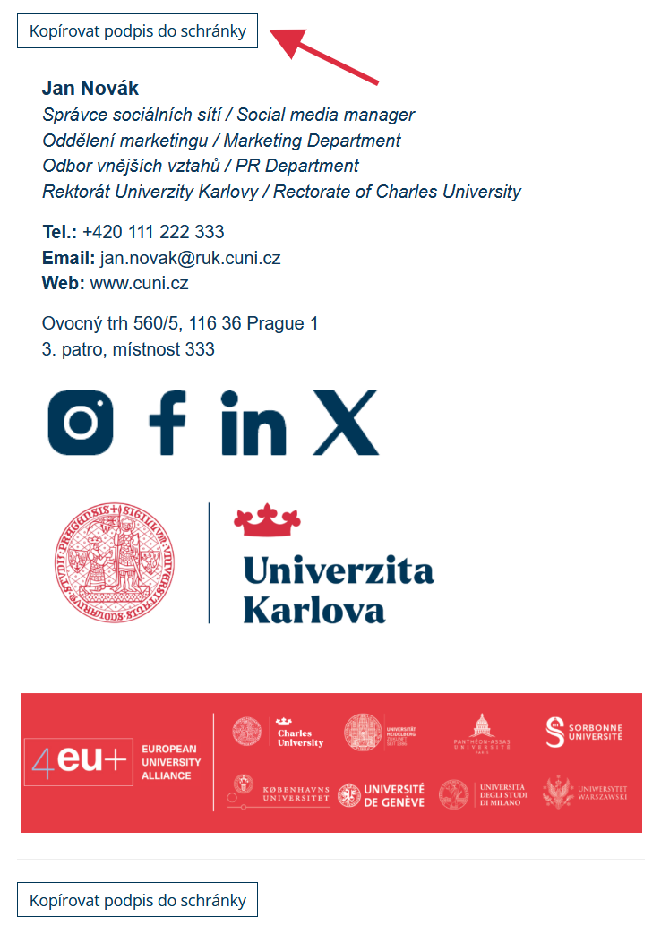 podpis návod - testovací web